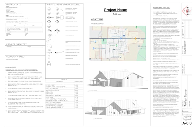 Draw barndominium and pole barn house approval drawing in autocad and ...