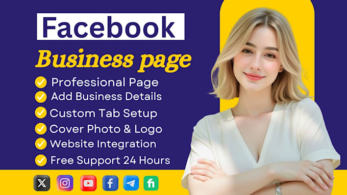 Setup creative facebook business page by Aliza_zainab2 | Fiverr