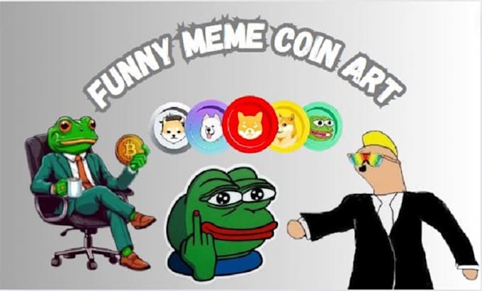 Draw funny meme art meme coin art crypto meme art for your project by ...
