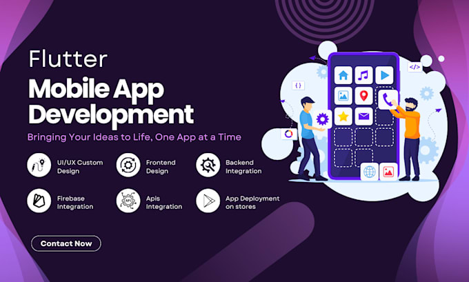 Be your flutter developer for mobile app development by Usama__yousaf | Fiverr