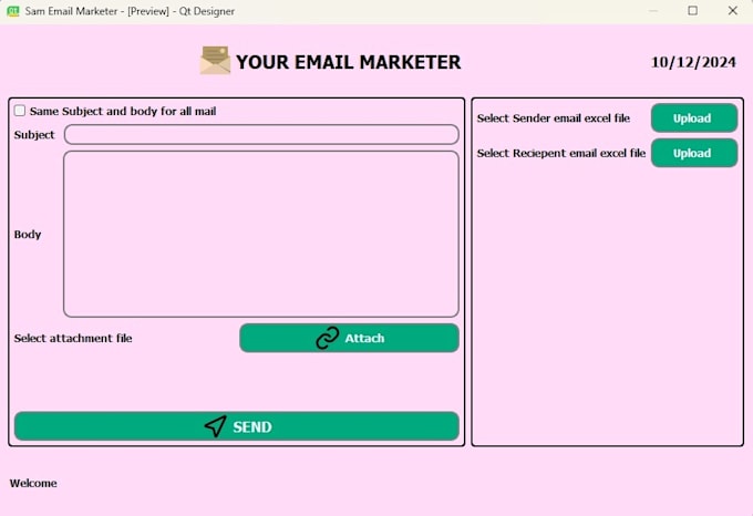 Make bulk email sender bot, gmail by Nazbul | Fiverr