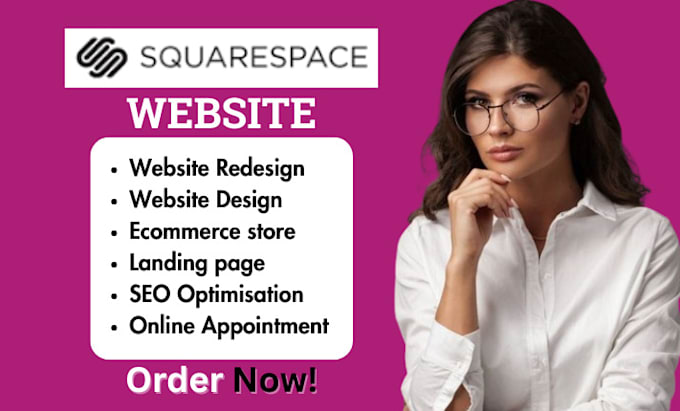 Squarespace website design redesign squarespace website square online store by Vivian_764 | Fiverr