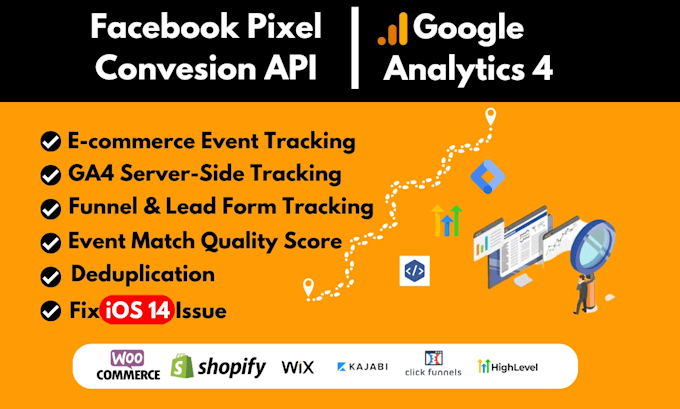 Fix and setup fb pixel conversion api, server side tracking by Sakibseoexpert | Fiverr