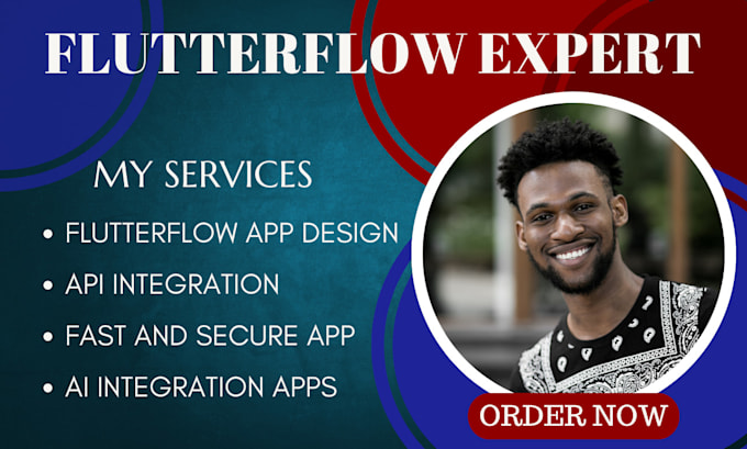 Flutter flow, flutterflow mobile app development with firebase backend by Buraimohlanre1 | Fiverr