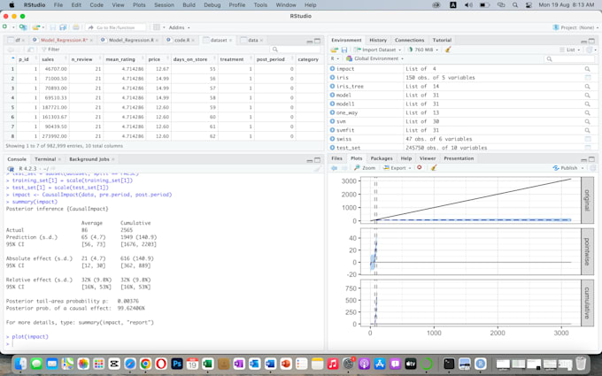 Do time series forecast arima, sarima, prophet, gru, causal inference ...