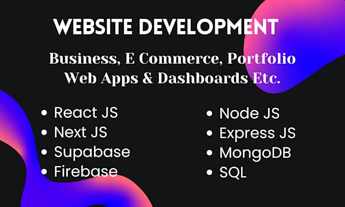 Build modern react next js mern stack websites by Mudasir_itoo | Fiverr