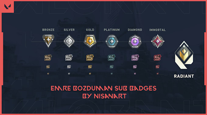 Create custom sub badges for your channel by Nisagguven | Fiverr