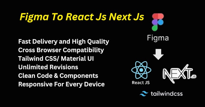 Convert psd xd figma to react website as react js developer by Ting ...