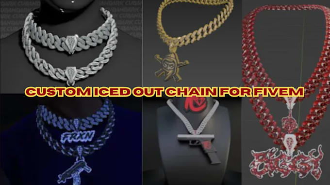 Fix, edit, and create custom iced out chain of your choice for fivem ...