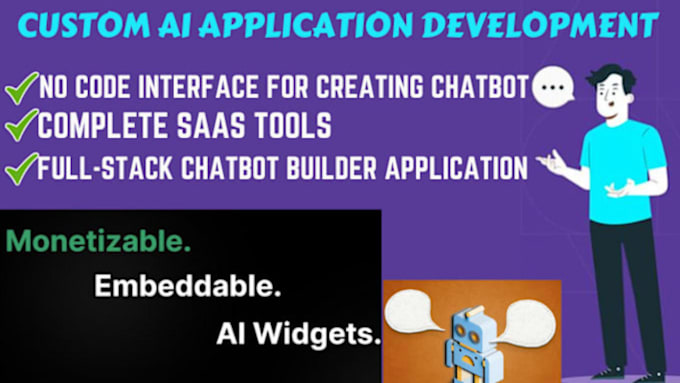 Develop ai web apps, chatbots, ai saas with langchain, manychat ...