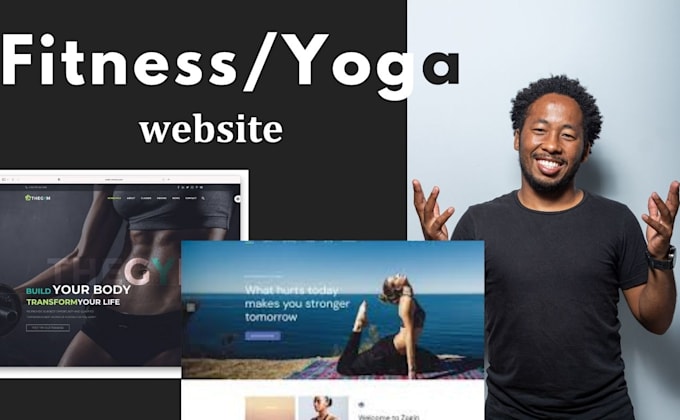 Fitness website, fitness app, yoga website, gym website by Webamiah ...