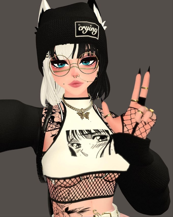 Upload, edit and create vrchat avatar vrc avatar vr character furry pc and quest by Hameevrc ...