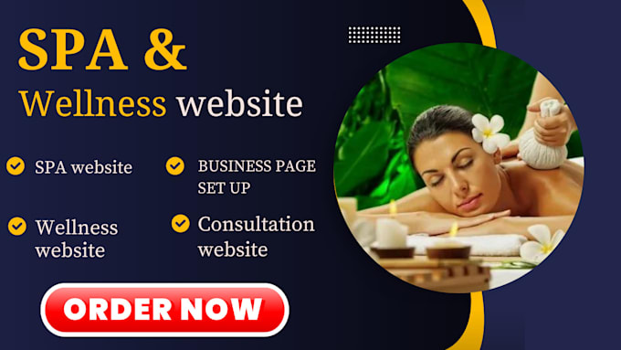 Design an exclusive spa and wellness website with a booking system by ...