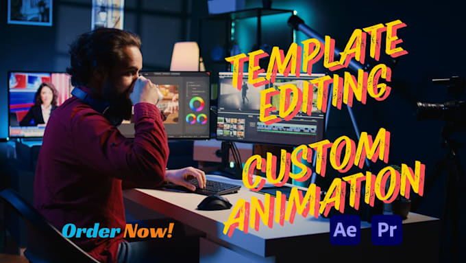 Edit after effects template and make a custom animation by Sherryyy00 ...