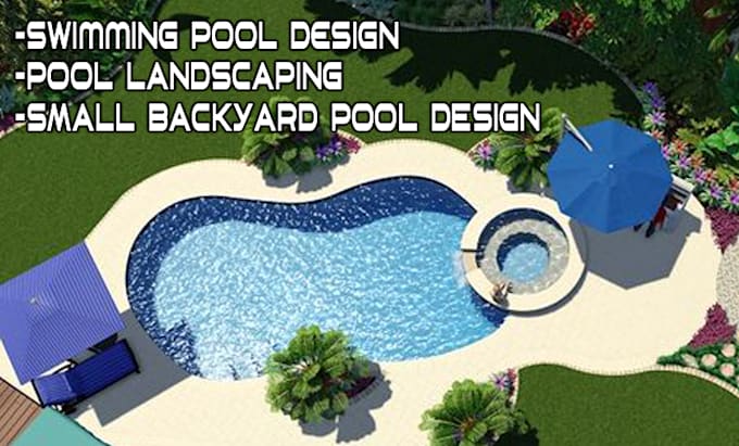 Custom 3d swimming pool design and realistic pool rendering by ...