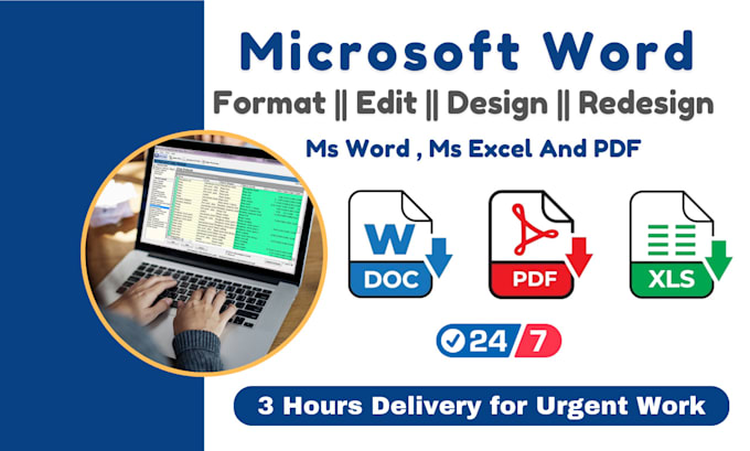 Edit, format ms word document, create ms word template and letterhead by Writer_exl | Fiverr