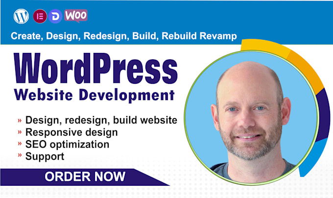 Create, design, redesign, build, rebuild, revamp, wordpress website development by Danielroelker ...