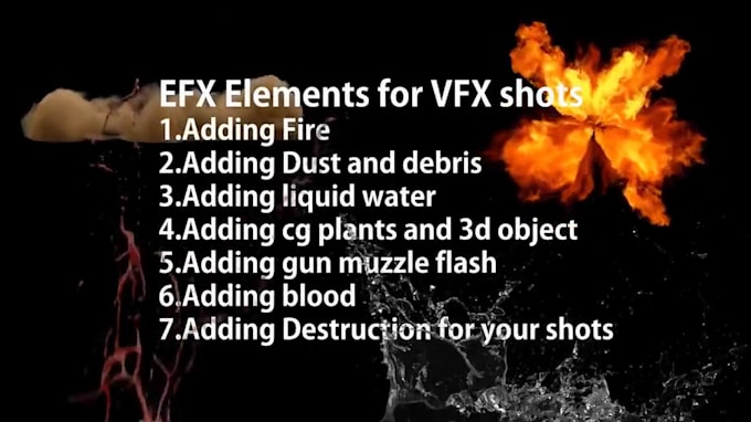 Do fire explosion, 3d fluid, and water simulation visual effects 3d cgi vfx by Omoarome | Fiverr