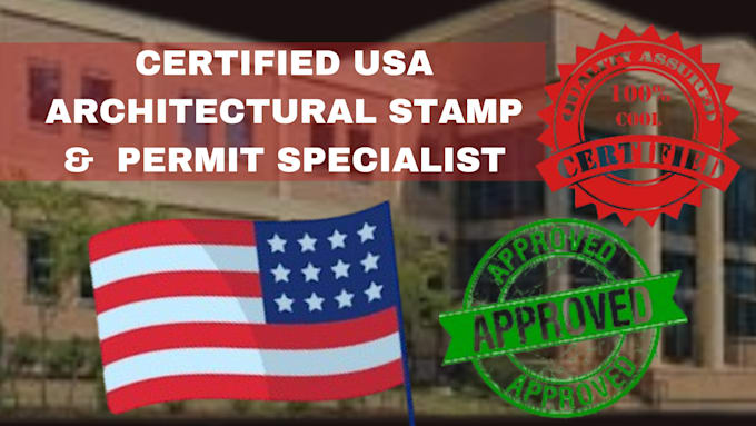 Review, sign, seal, and stamp architectural drawings, usa city permit ...