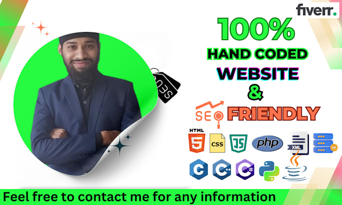 Responsive hand coded websites clean, fast, and secure by Bigprogrammer ...