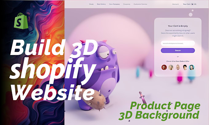 3d animated website 3d spline animation 3d shopify background 3d ...