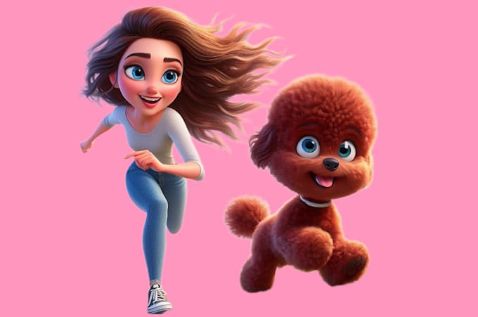 Do stunning 3d character modeling, 3d model, 3d cartoon, character ...