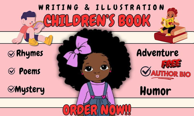 Create unique children book kids book writing children story book ...