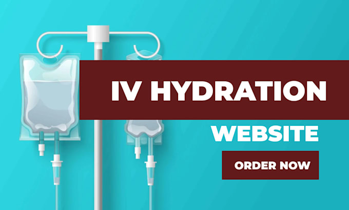 Design mobile iv hydration website, iv hydration website and therapy ...