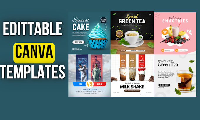Design an canva for your social media posts by Portraitwork | Fiverr