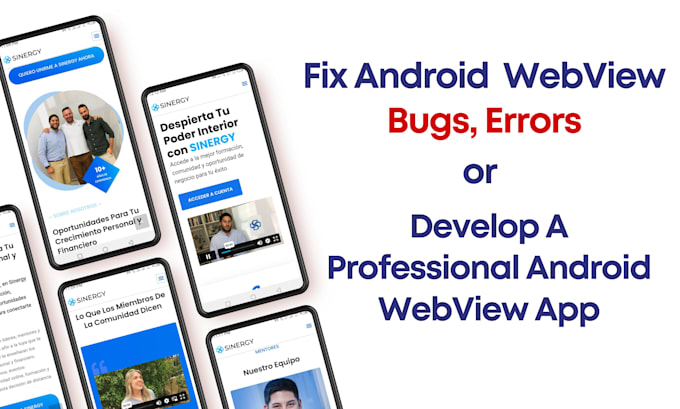 Fix any android webview app bugs errors or develop a professional ...