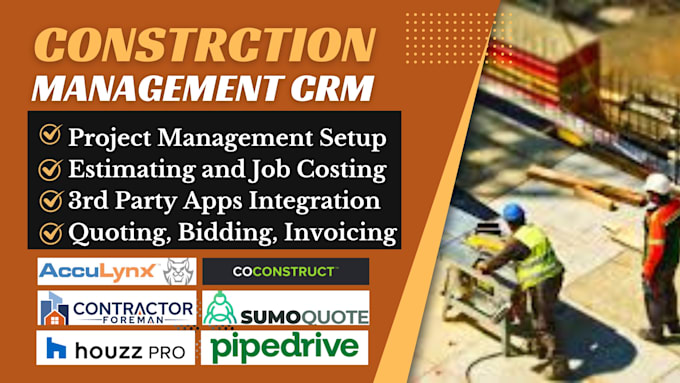 Setup acculynx contractor foreman coconstruct houzz pro pipedrive sumoquote crm by Arhamnan | Fiverr