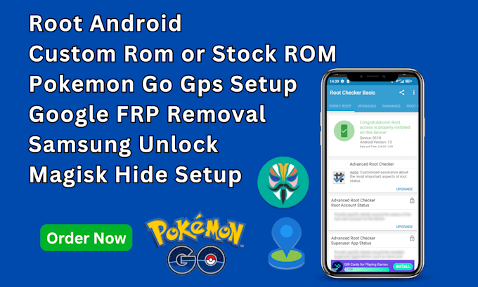 Root android phone remotley with magisk by Fahadn786 | Fiverr