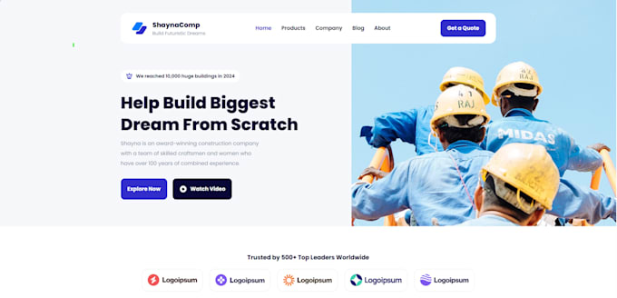 Build dynamic web company profile by Yaumulmajid | Fiverr