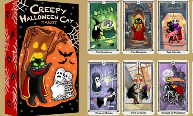 Illustrate tarrot, tcg, ttrpg, oracle card game characters, frame and ...