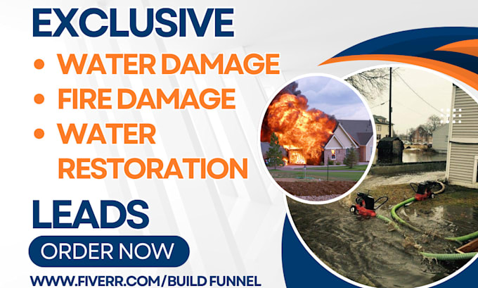 Generate water damage water restoration and treatment plumbing fire ...