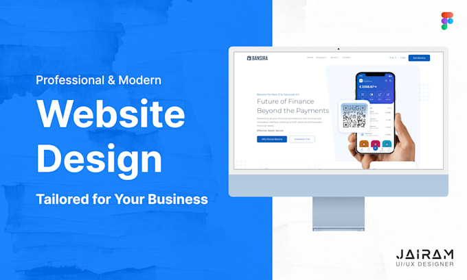 Do modern figma website design, figma ui ux design by Jairam_swami | Fiverr