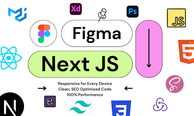 Convert figma to react js, figma to next js with tailwind css by ...