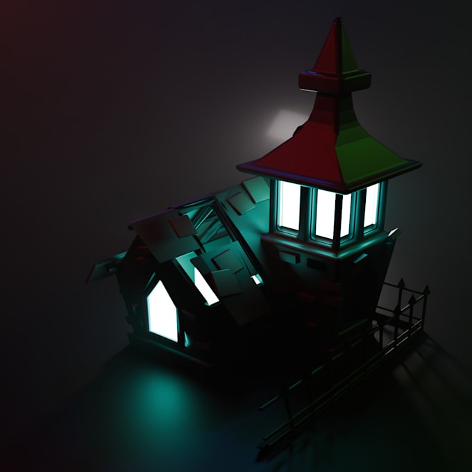 Create low poly 3d model for you using blender by Eshanymu | Fiverr