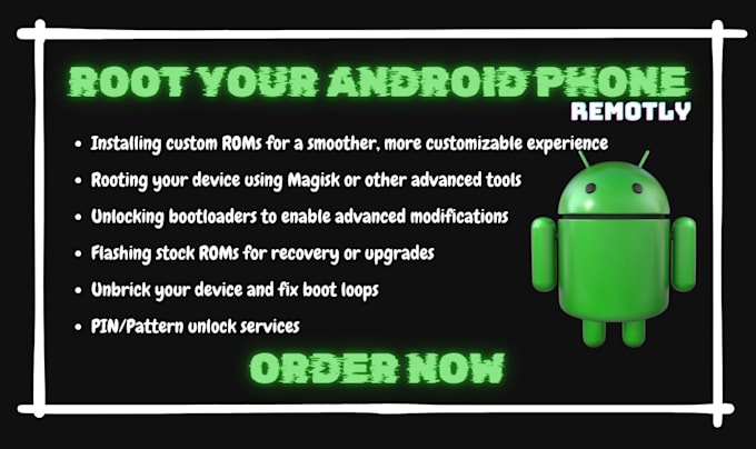 Root and customize android devices by Naveed9537 | Fiverr