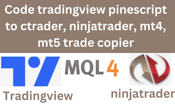 Code And Convert Tradingview Pinescript To Ctrader Ninjatrader Mt4