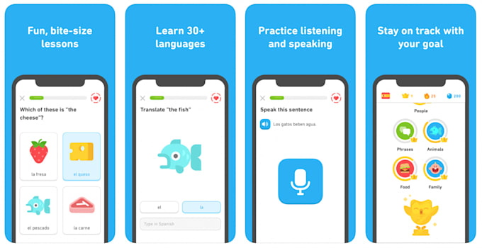 Developed language learning app, pronunciation app, e learning, ai ...