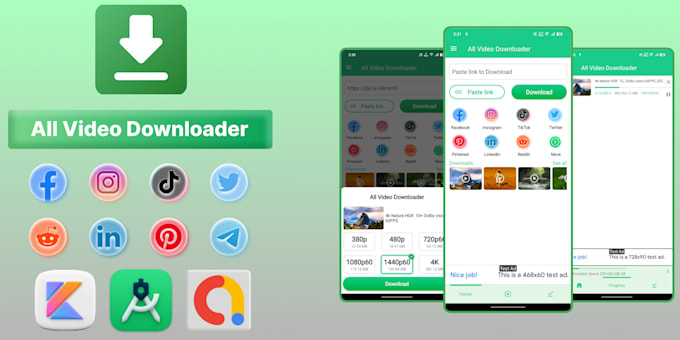 Create all video downloader android app with rest api by Lumensoft | Fiverr