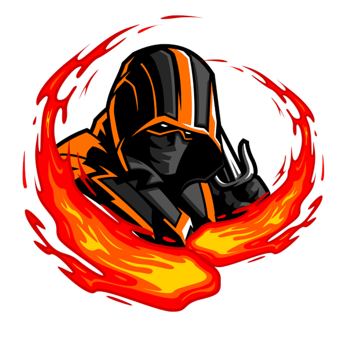 Create a mascot logo for your channel by Player1apparel | Fiverr