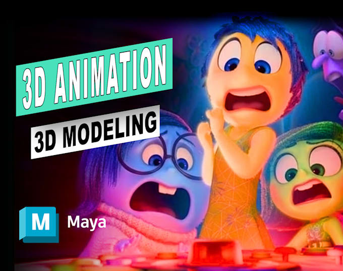 Do 3d model, 3d character, texture, rigging, 3d animation using autodesk maya by Nabil_3d | Fiverr
