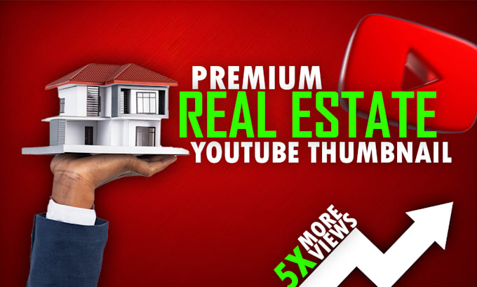 Design premium youtube thumbnail for real estate by Amarta01 | Fiverr