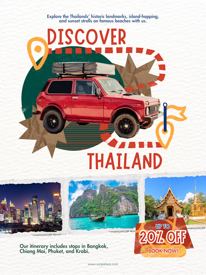 Design a custom travel poster for any destination by Nehajp_28 | Fiverr