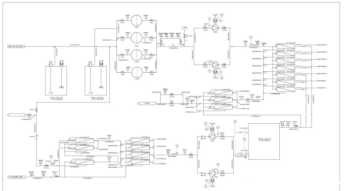 Draw process flow diagrams pfd and pids by Mmobarak83 | Fiverr