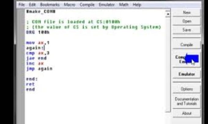 Do assembly language code and projects tasks on emu8086 by Samay_not | Fiverr