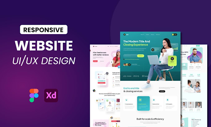 Create website ui ux design by Ahsanali_4 | Fiverr