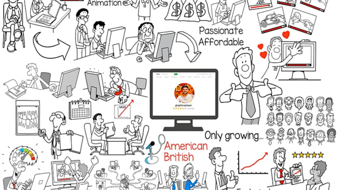 Create A Custom Whiteboard Animation Explainer Doodle Video By
